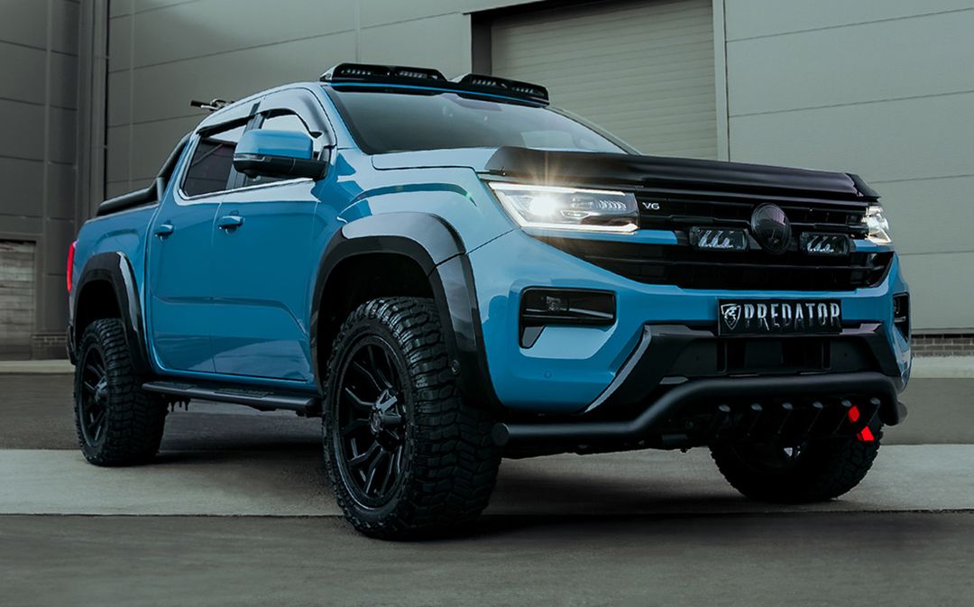 Dechromed Mid Blue 2023+ VW Amarok Predator Build No.11